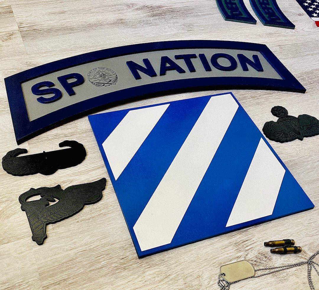 3 ID Logo Third Army Infantry Division. Rock of the Marne - Etsy