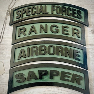Military Gift US Army Ranger Tab. Special Forces - Etsy