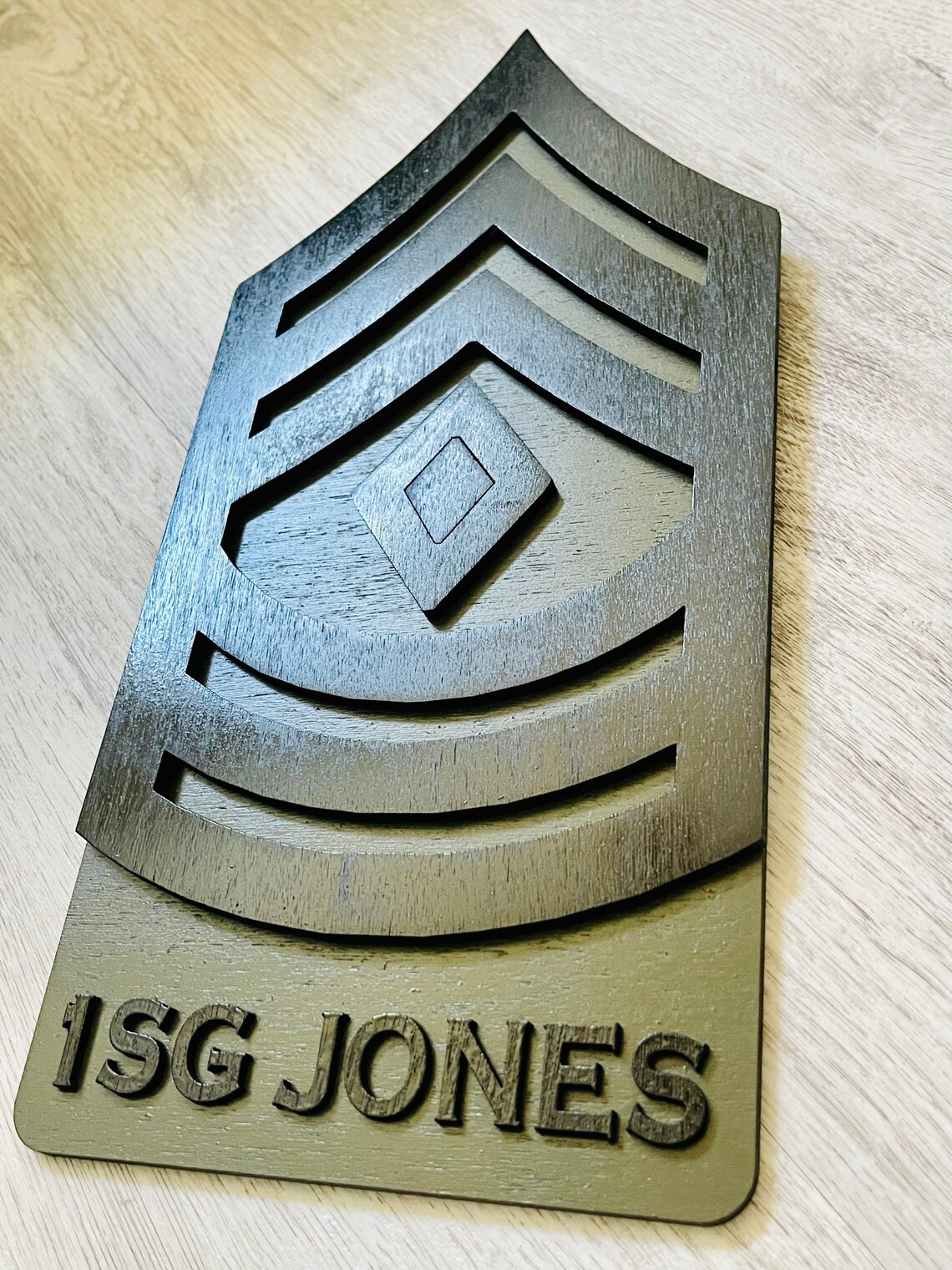 Military Rank Nameplate | Etsy