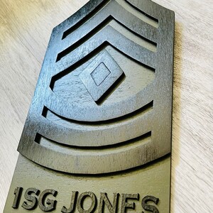 Military Rank Nameplate | Etsy