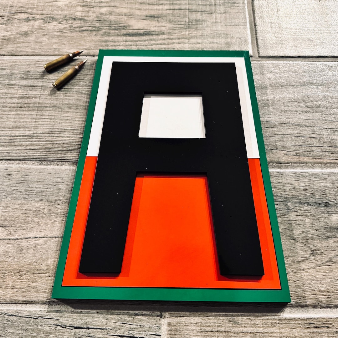 First Army Logo Plaque: Layered Natural Wood Military Gift - Etsy