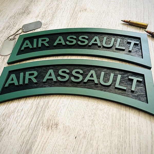 Wooden Army Tab - Etsy