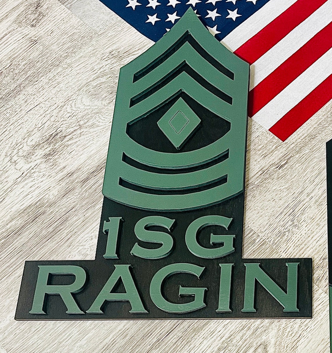 Military Rank Nameplate - Etsy