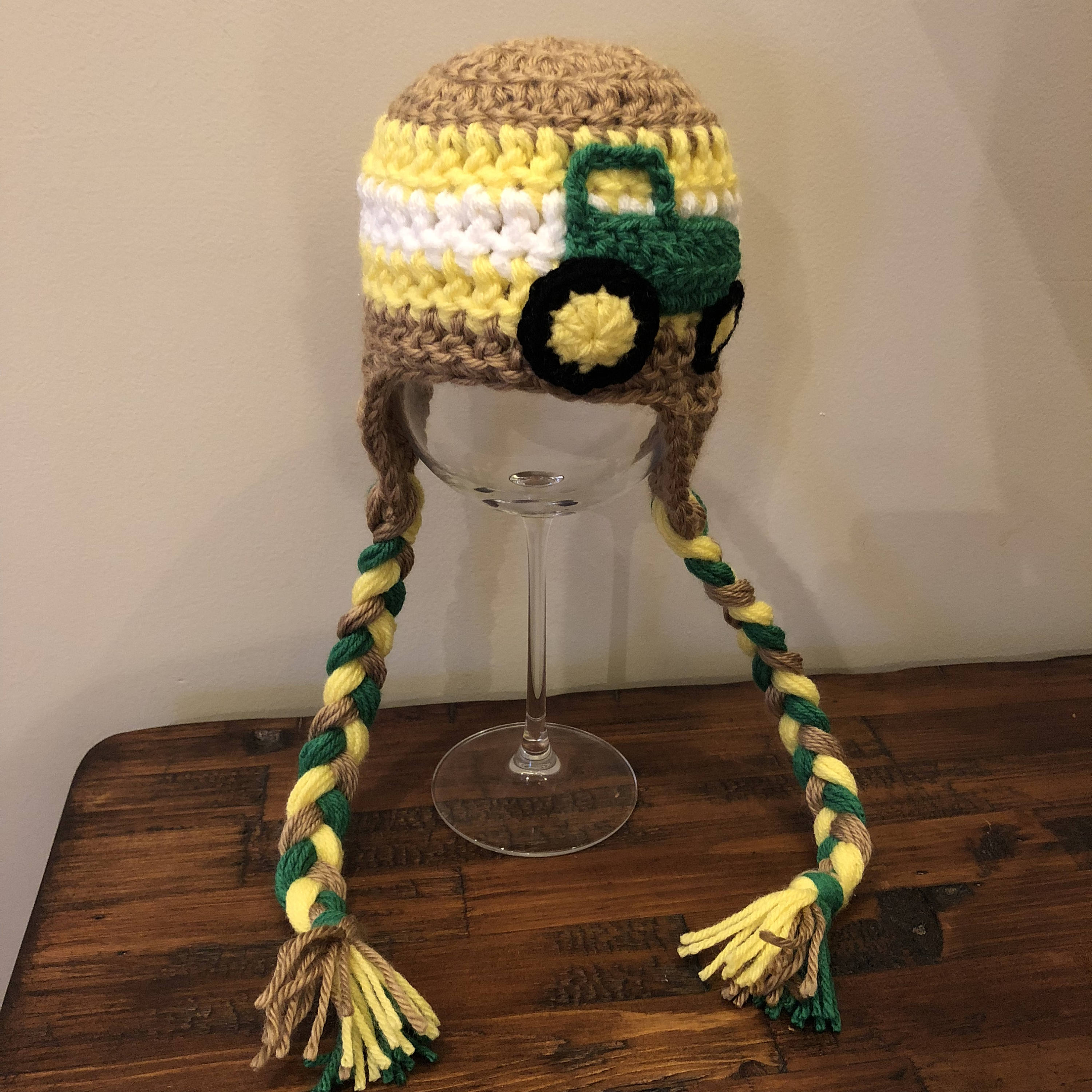 Tractor Ear Flap Hat - Etsy