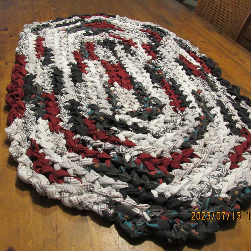 Oval Rag Rug - Etsy