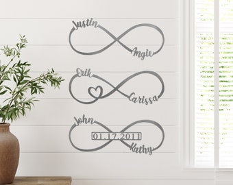 Infinity Name Sign | Etsy