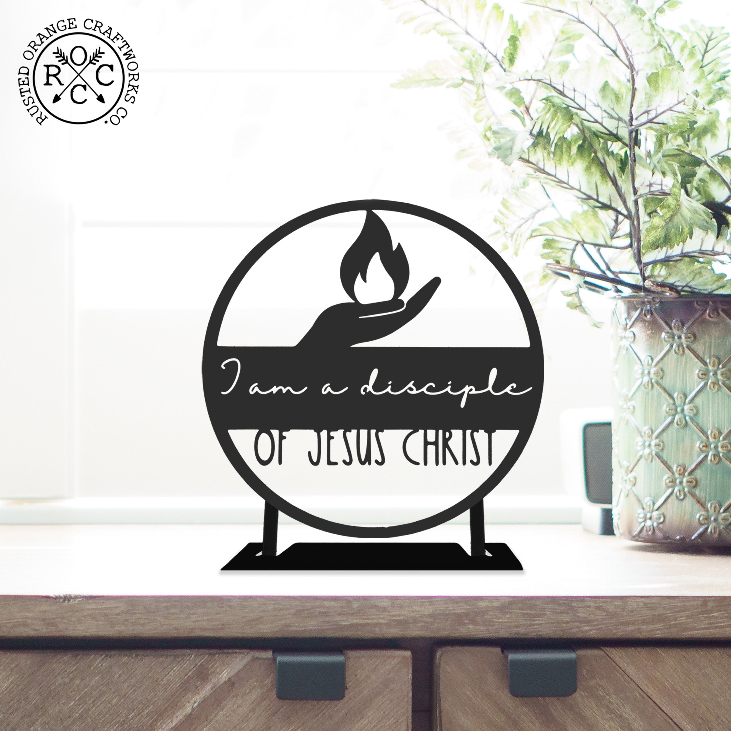 Disciple of Christ Ornament: LDS Youth Theme Gift, Metal Religious ...