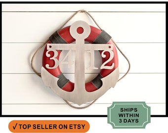 Nautical House Numbers - Etsy