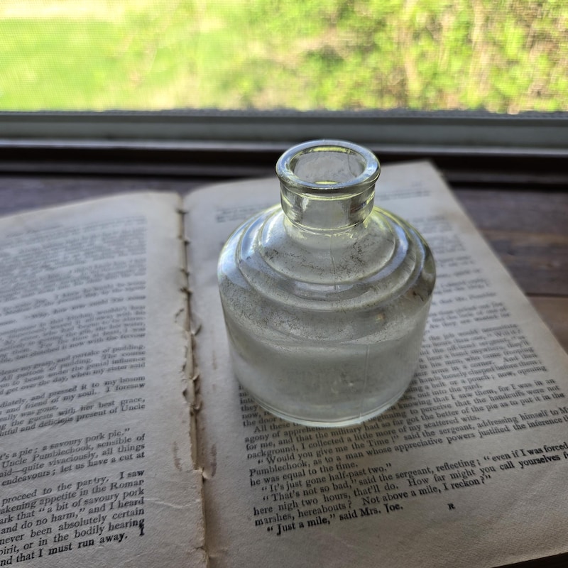 Antique Ink Bottle - Etsy