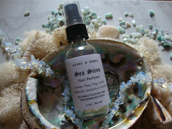 Sea Siren HAIR PERFUME Sea Salt Spray Hair Texture Mist - Etsy