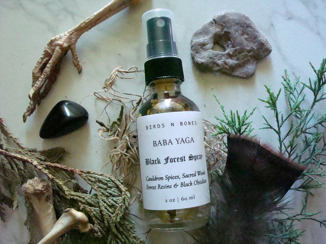 Baba Yaga DARK FOREST SPRAY, Body & Ritual Mist ~ Evergreens, Woodsmoke ...