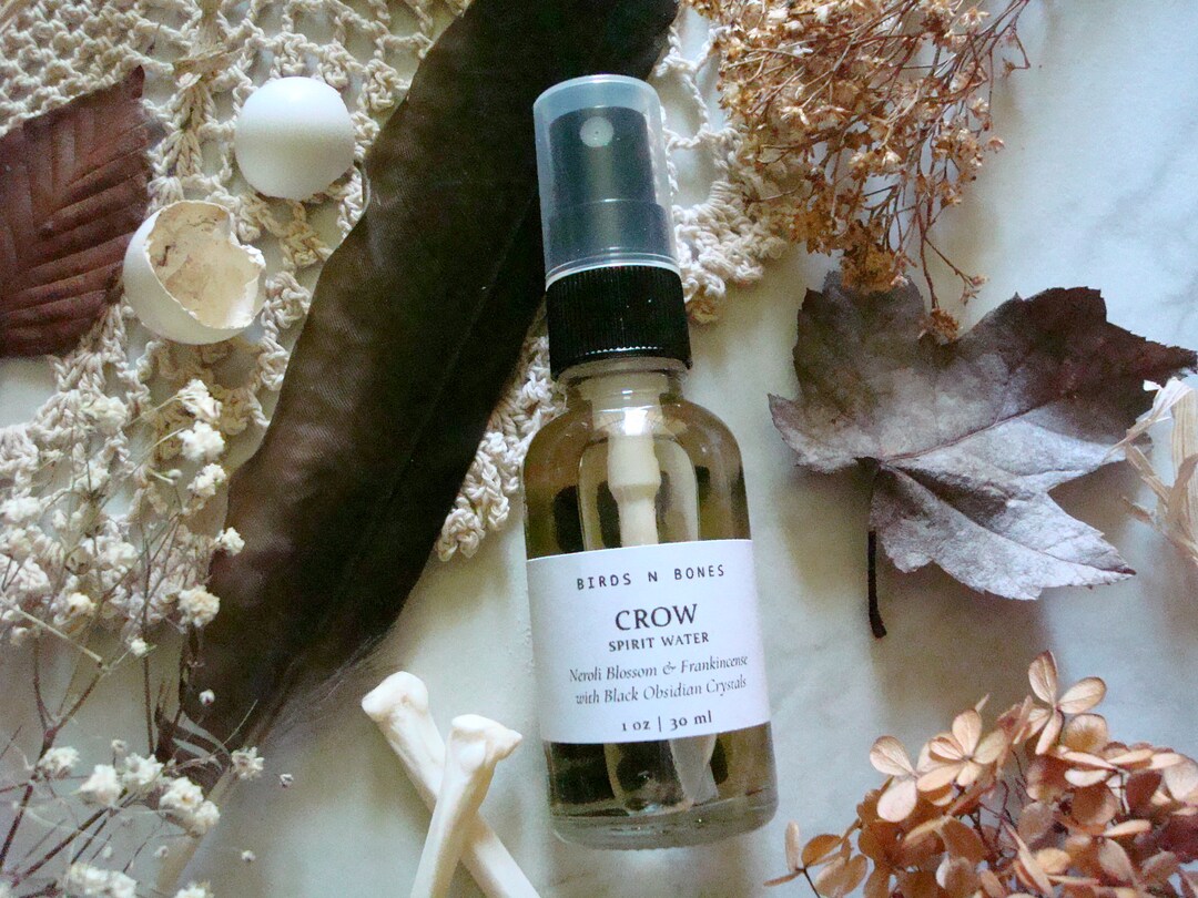 CROW Neroli Blossom & Frankincense Body Spray, Ritual Mist ~ Black ...