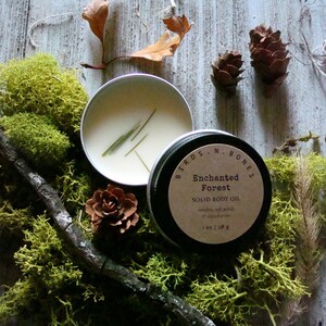 SOLID BODY OIL, Perfumed Solid Lotion Soothing Body Balm, Creamy Body ...