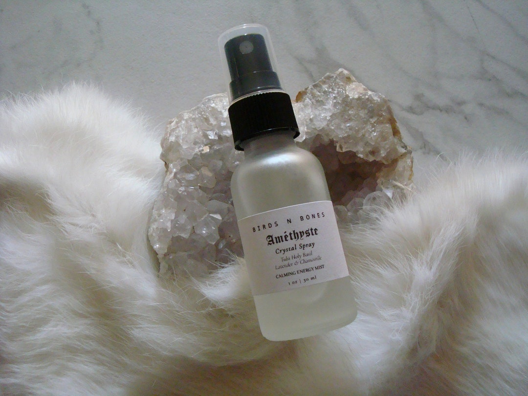 Amethyst DEEP RELAXATION Body & Linen Spray, Lavender, Tulsi Holy Basil ...