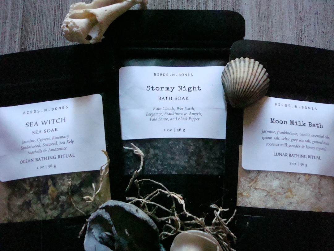 Choose 3 BATH SOAK SAMPLES ~ Ritual Bath Salts Sample Set ~ Witchy Bath ...
