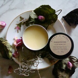 SOLID BODY OIL, Perfumed Solid Lotion Soothing Body Balm, Creamy Body Butter, Skin Butter ...