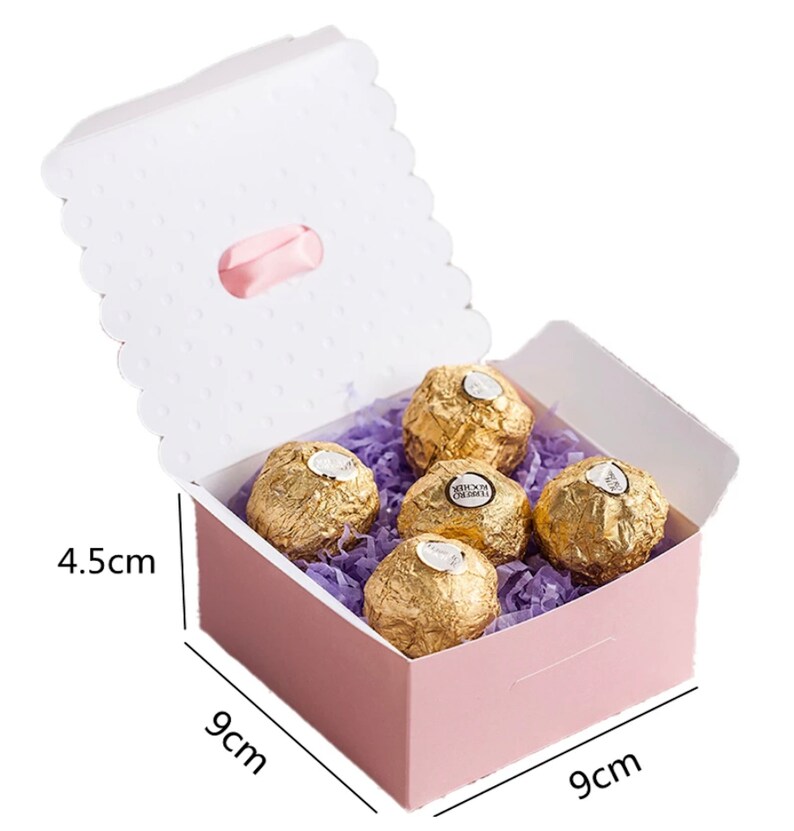 Baby Shower Favor Boxes - Pink or Blue Boxes - 10 Pack - Gender Reveal ...