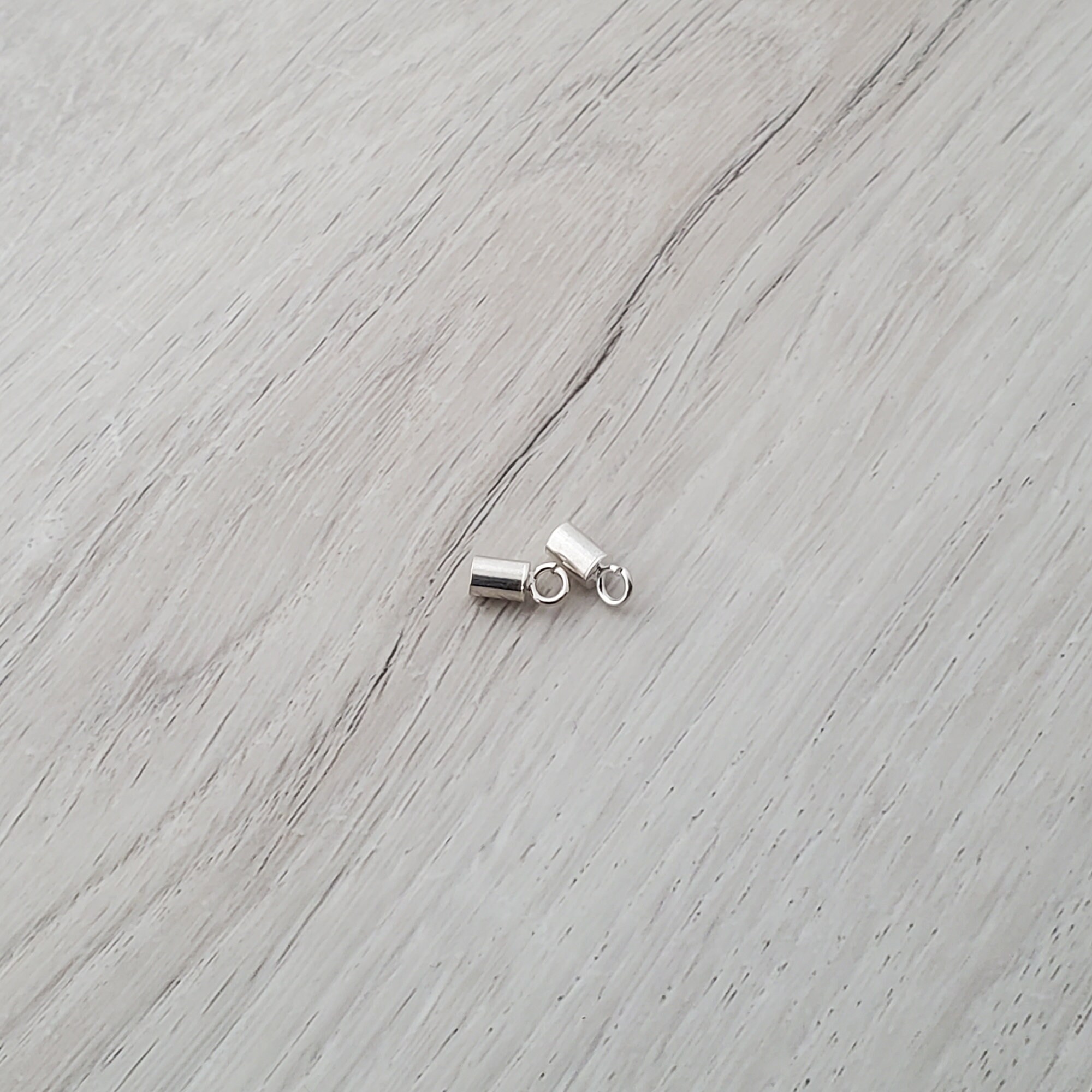 3 Mm End Cap Open Loops Sterling Silver - Etsy