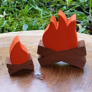 Wooden Campfire Décor, Summer Decor, Camping Tiered Tray, Summertime ...