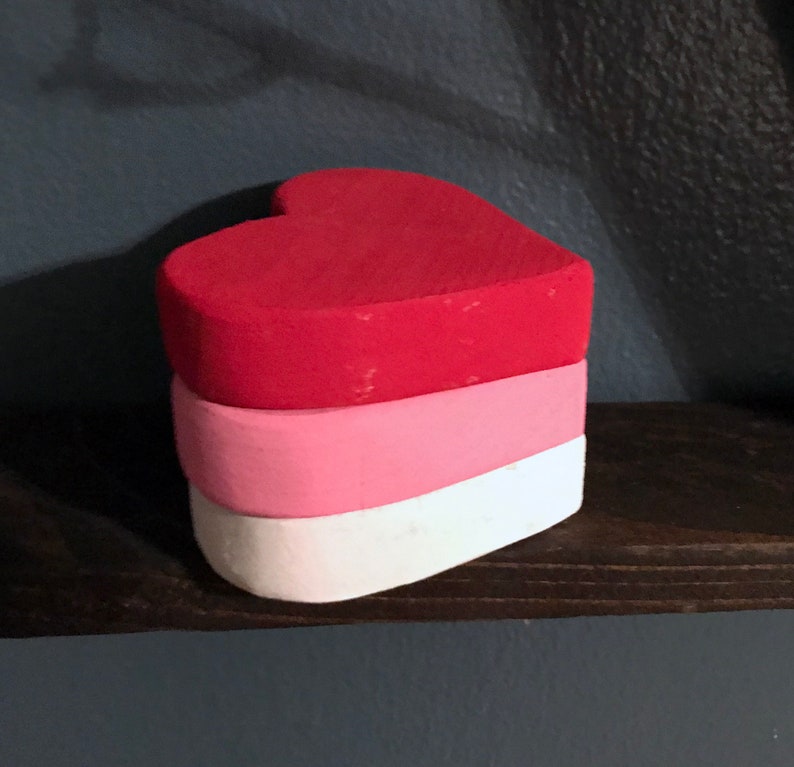 3 Rustic Wooden Hearts Valentines Day Decor Farmhouse Wood - Etsy