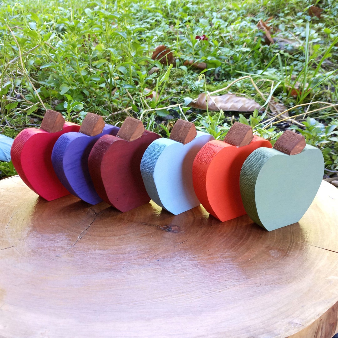 Fall Apple Decor, Fall Colored Apples, Autumn Decorations, Fall Tiered ...