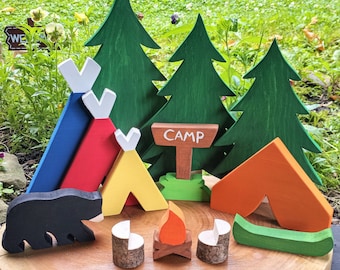 Camping Tiered Tray Set - Etsy