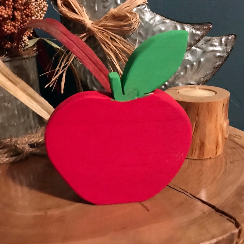 Wooden Apple - Etsy