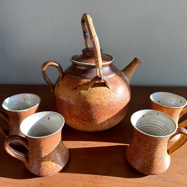 Pottery Tea Set - Etsy