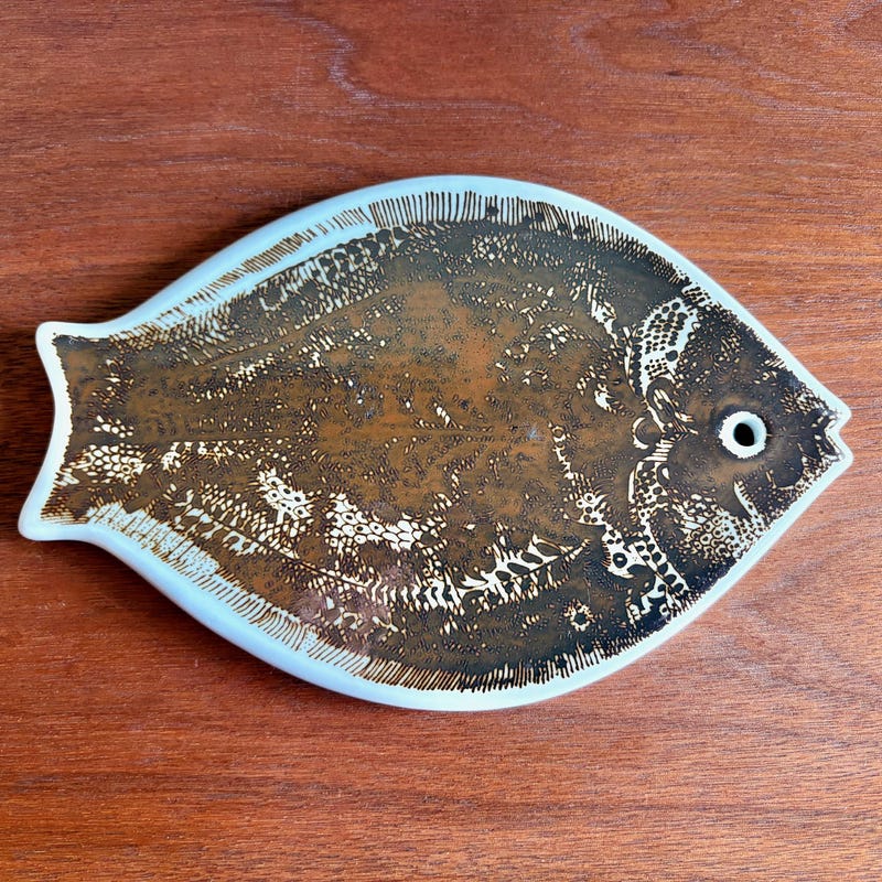 Norwegian Fish Plate - Etsy