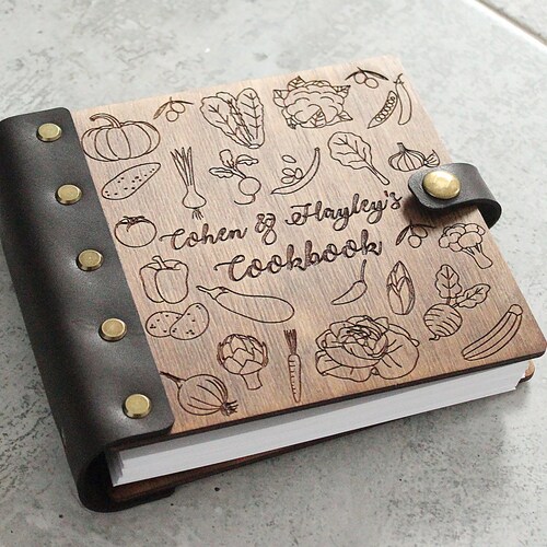 Personalized Recipe Book Blank Cooking Book Journal Cookbook - Etsy