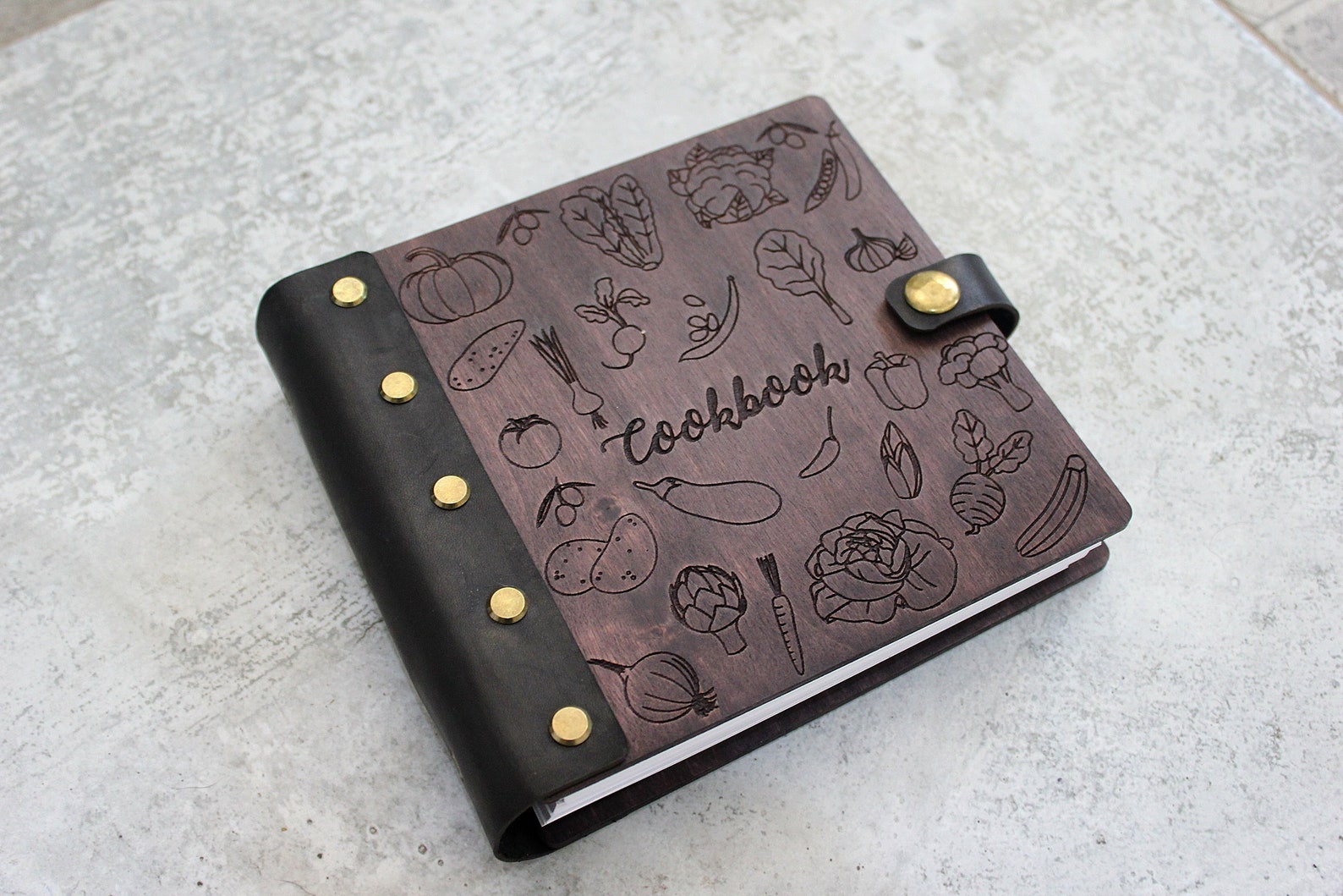 Personalized Recipe Book Blank Cooking Book Journal Cookbook - Etsy