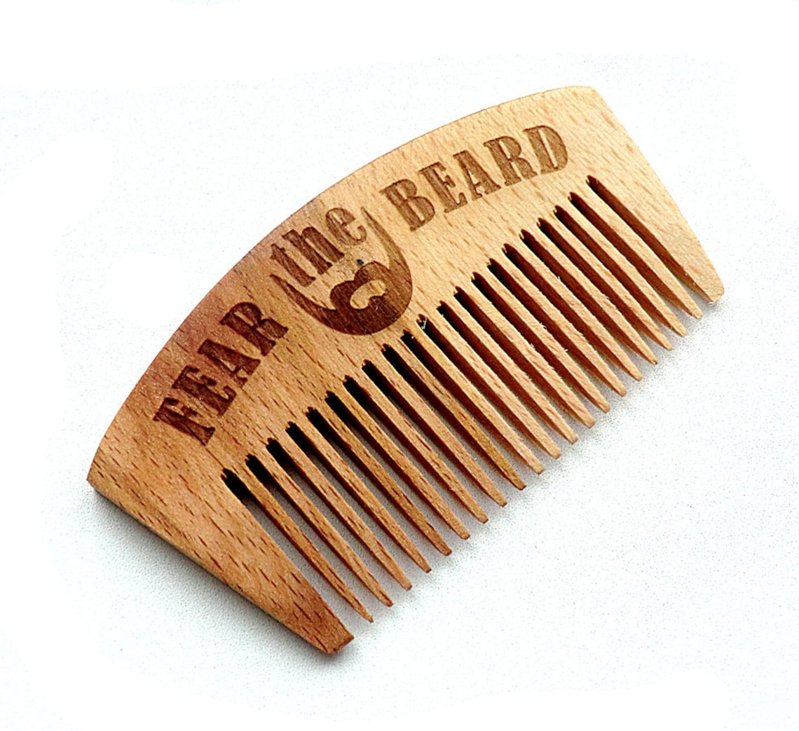 Beard comb Personalized Wooden Beard Comb Gift for dad Gift | Etsy