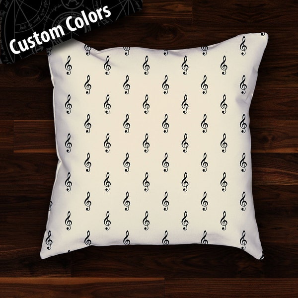 Treble Clef Pillow - Etsy