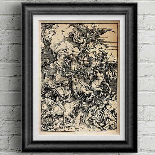 Sea Monster and the Beast Albrecht Durer Print Wall Art - Etsy
