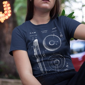 Frisbee Patent T-shirt S-XXL Men/women, Game, Fun, Toy, Ultimate ...