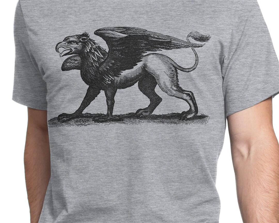 Gryphon Men/women T-shirt S-XXL Griffin, Ancient Mythology, Creature ...