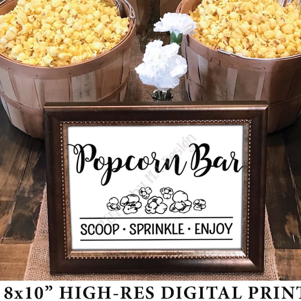 Wedding Popcorn Bar - Etsy
