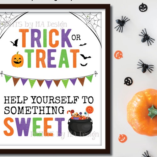 Yes We Have Halloween Candy Printable Trick or Treat Sign - Etsy
