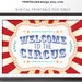 Welcome to the Circus Sign, Circus Theme Party, Festival, Greatest Show ...