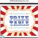 Carnival Prize Table Sign Carnival Party Prizes Sign Circus - Etsy