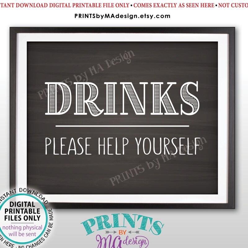 Help Yourself Sign - Etsy