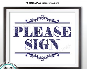 Please sign here | Etsy
