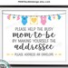 Baby Shower Address an Envelope Sign, Help the Mom-to-be Address an ...