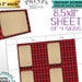 Lumberjack Theme Labels, Red Checker Buffalo Plaid Food Labels Buffet ...