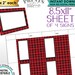 Lumberjack Theme Labels, Buffalo Plaid Food Labels, Red Checker Buffet ...