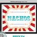 Nachos Sign, Circus/carnival Themed Party, Mexican Fiesta Taco Bar ...