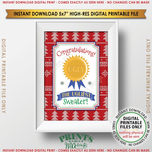 Ugly Sweater Awards - Etsy