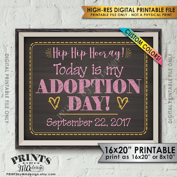 Adoption Sign - Etsy