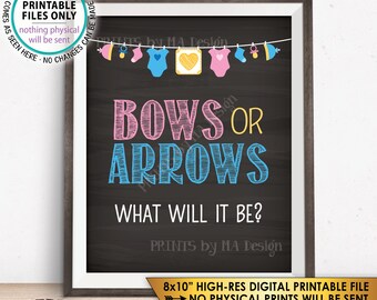 Gender Reveal Party Sign Clothes Pin Pink or Blue Sign Grab | Etsy