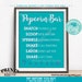 Popcorn Bar Sign Popcorn Toppings Directions Custom Colors | Etsy